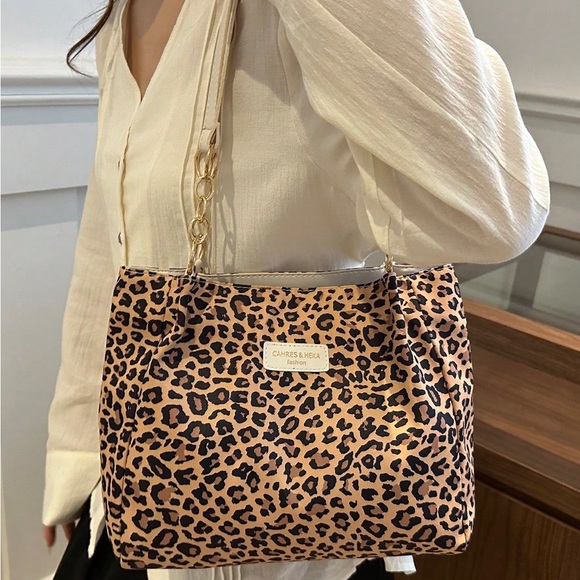 Charles & Keith | Bags | Nwot Charles Keka Leopard Print Shoulder Bag ...